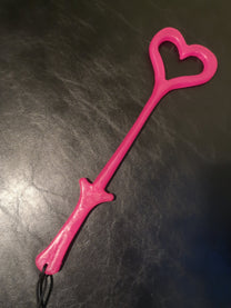 Heart Polyurethane (flexible) marking Paddle – Exquisite Pain Toys